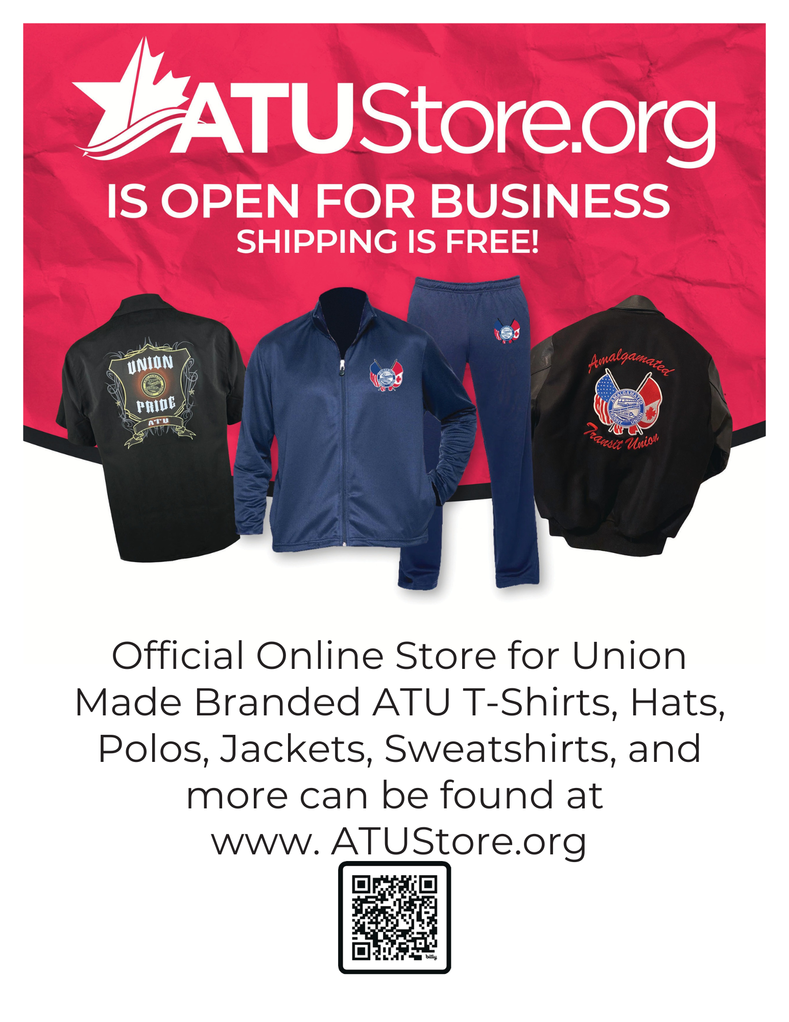 ATU Store | ATU Local 1505 Winnipeg