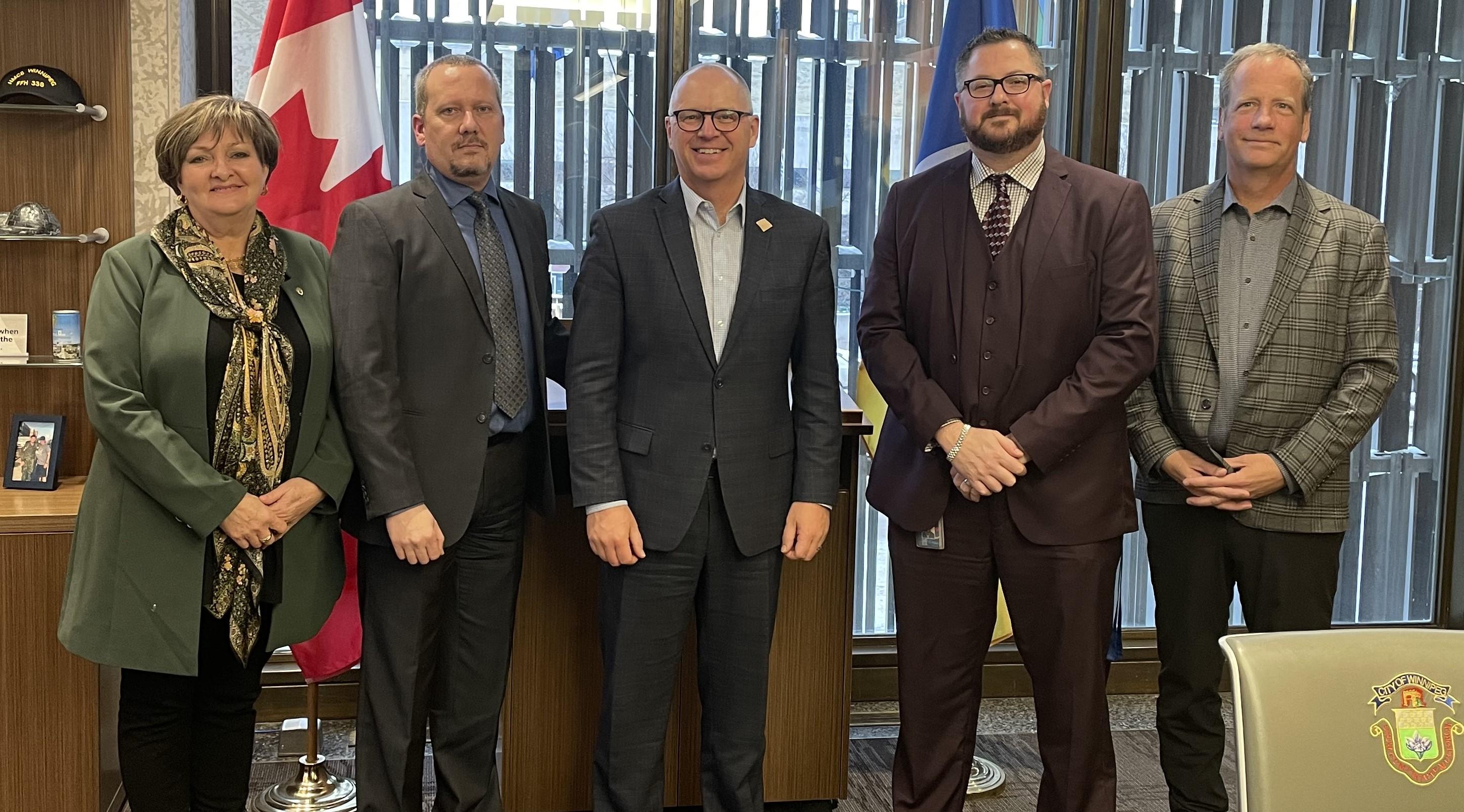 New ATU Officers Meet with Mayor & Councillors | ATU Local 1505 Winnipeg
