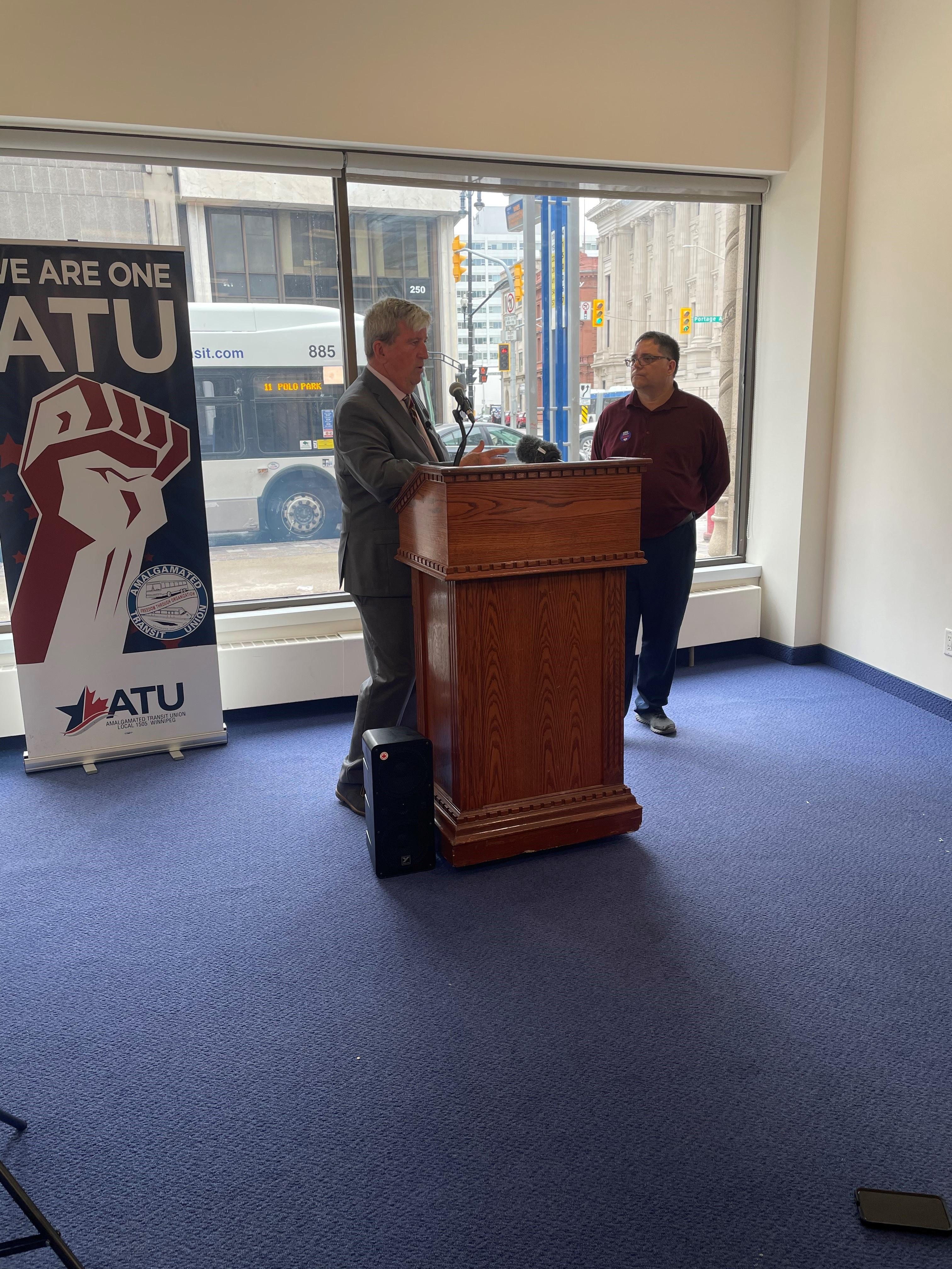 ATU 1505 Thrilled to Support Glen Murray's Transit Safety Plan | ATU ...