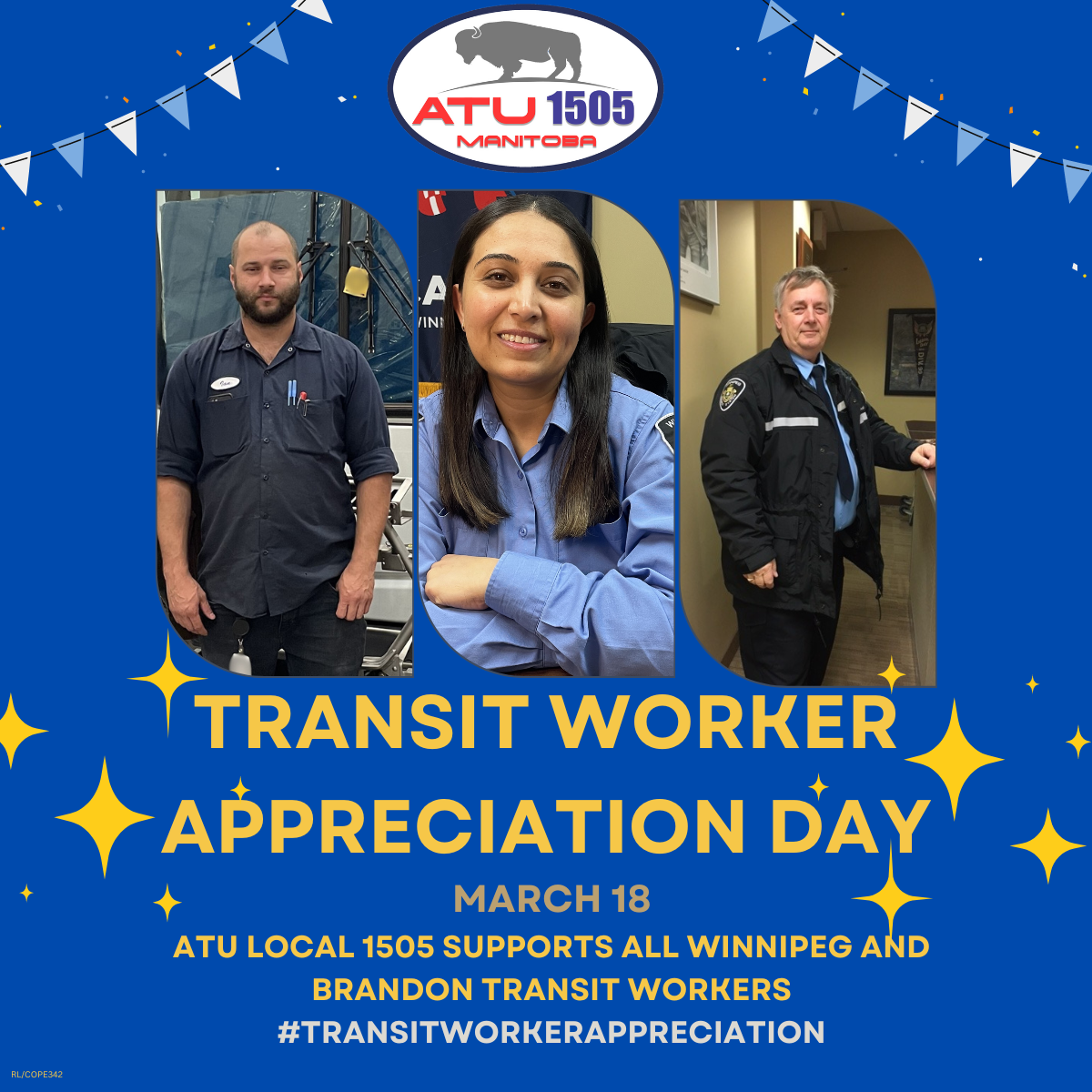 Transit Worker Appreciation Day 2024 | ATU Local 1505 Winnipeg